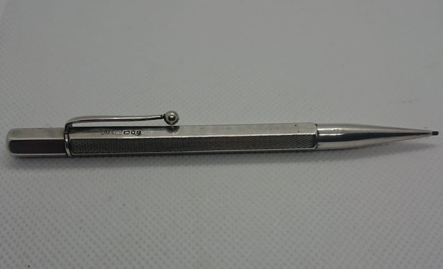 Solid Silver Propelling Pencil - Antiques To Buy