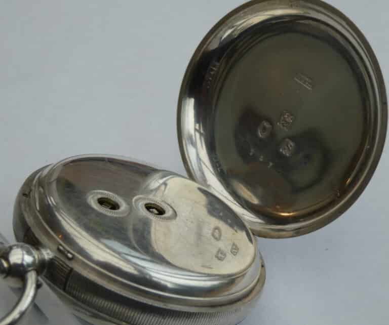 Heavy Silver JW Benson London Pocket Watch 1913 Makers To The Queen For ...