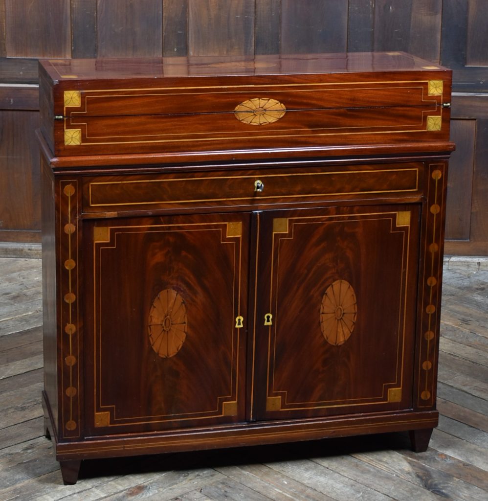 Georgian Mahogany Gentleman's Desk SAI4053 For Sale