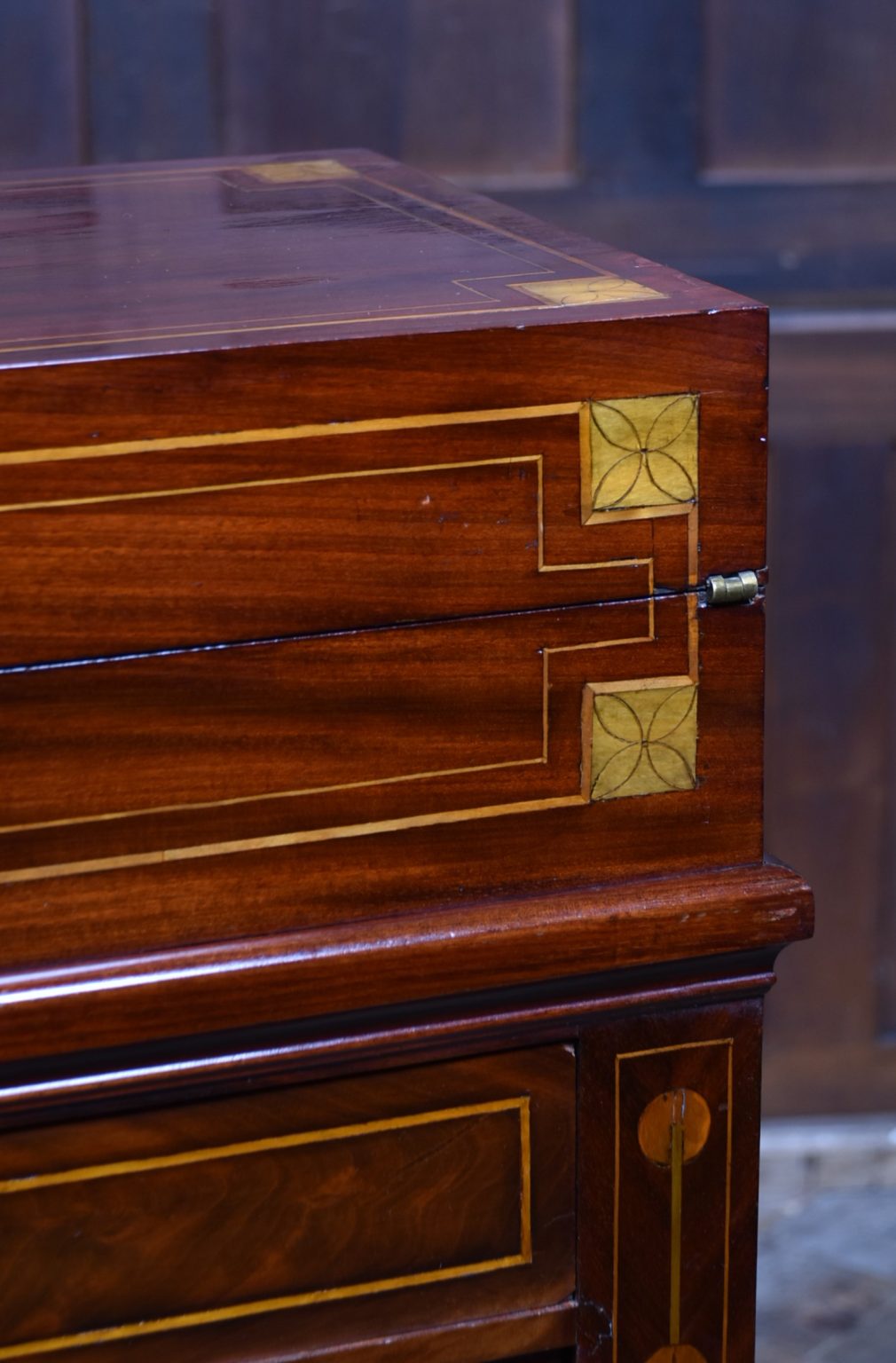 Georgian Mahogany Gentleman's Desk SAI4053 For Sale